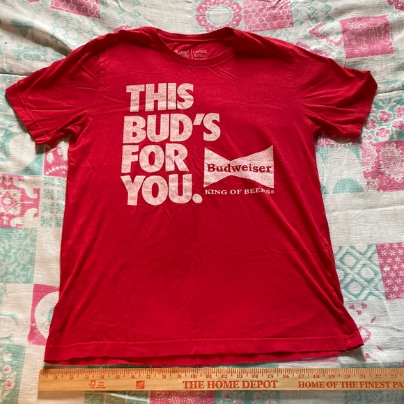 Shirts | Budweiser Tee Large | Poshmark